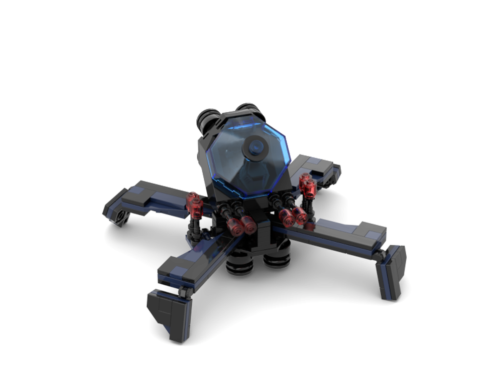 LEGO MOC DARKSCOURGE STARBURST GUNSHIP by arnoldtblumberg | Rebrickable ...