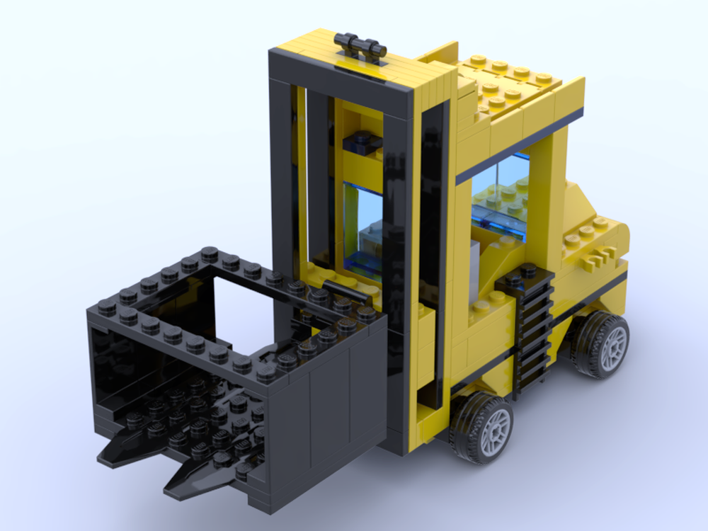 LEGO MOC forklift by vchianea | Rebrickable - Build with LEGO