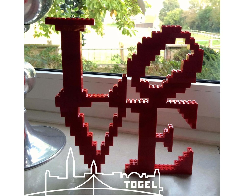 LEGO MOC Lego LOVE Sculpture by Togeltown | Rebrickable - Build with LEGO