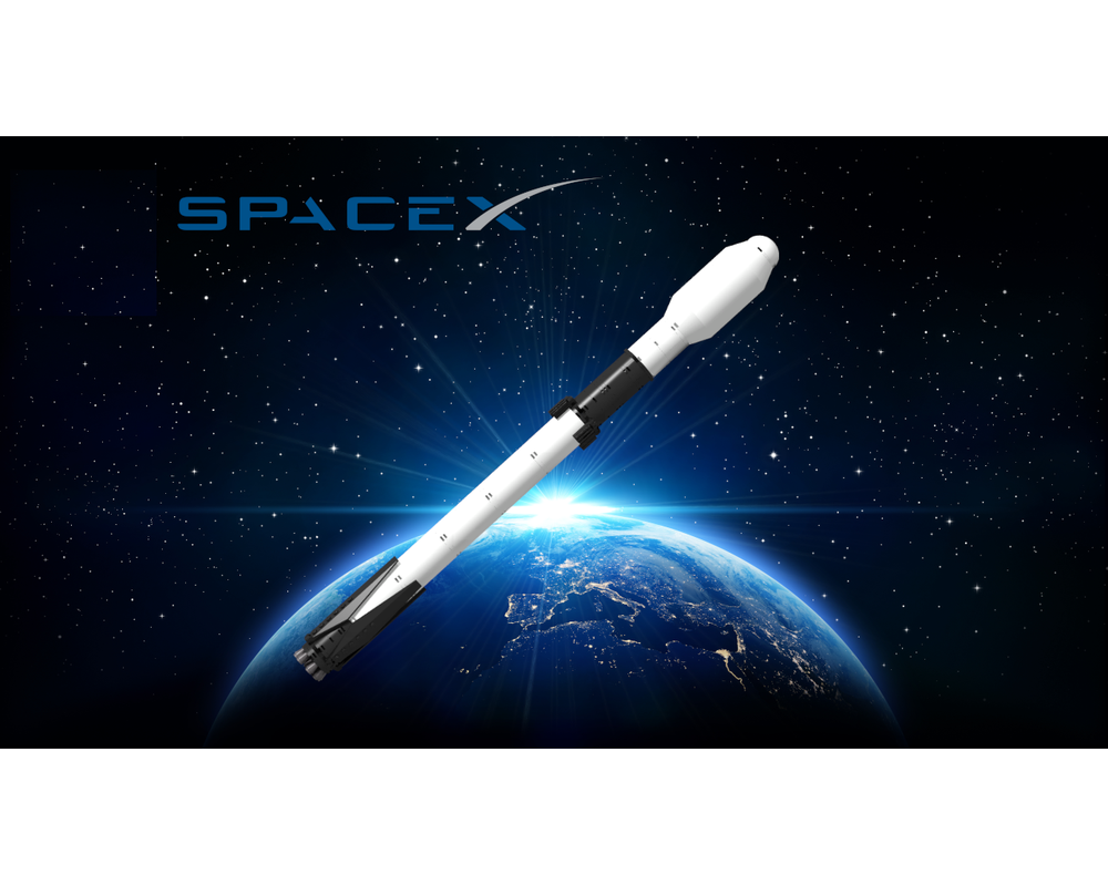 LEGO MOC Falcon 9 by terminator1234 | Rebrickable - Build with LEGO