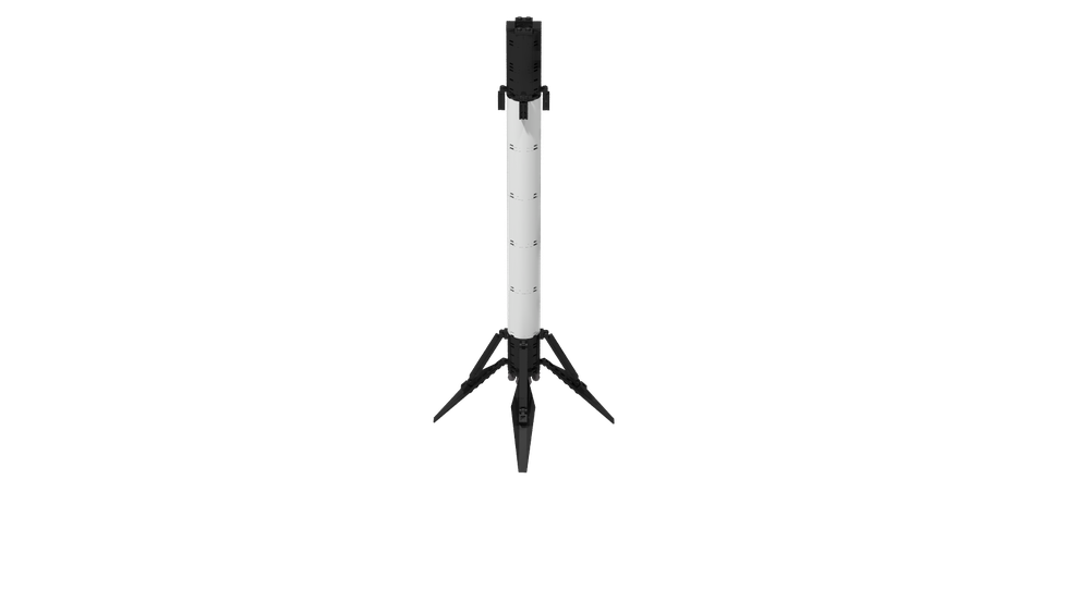 LEGO MOC Falcon 9 by terminator1234 | Rebrickable - Build with LEGO
