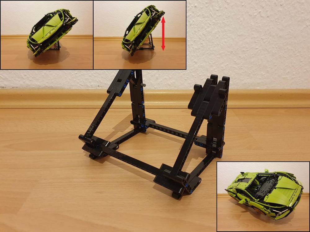 LEGO MOC-45721 Adjustable Side Vertical Stand for 42115 Lamborghini ...