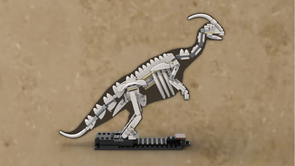 LEGO MOC Parasaurolophus & Iguanodon Skeleton - Alternative Build for ...