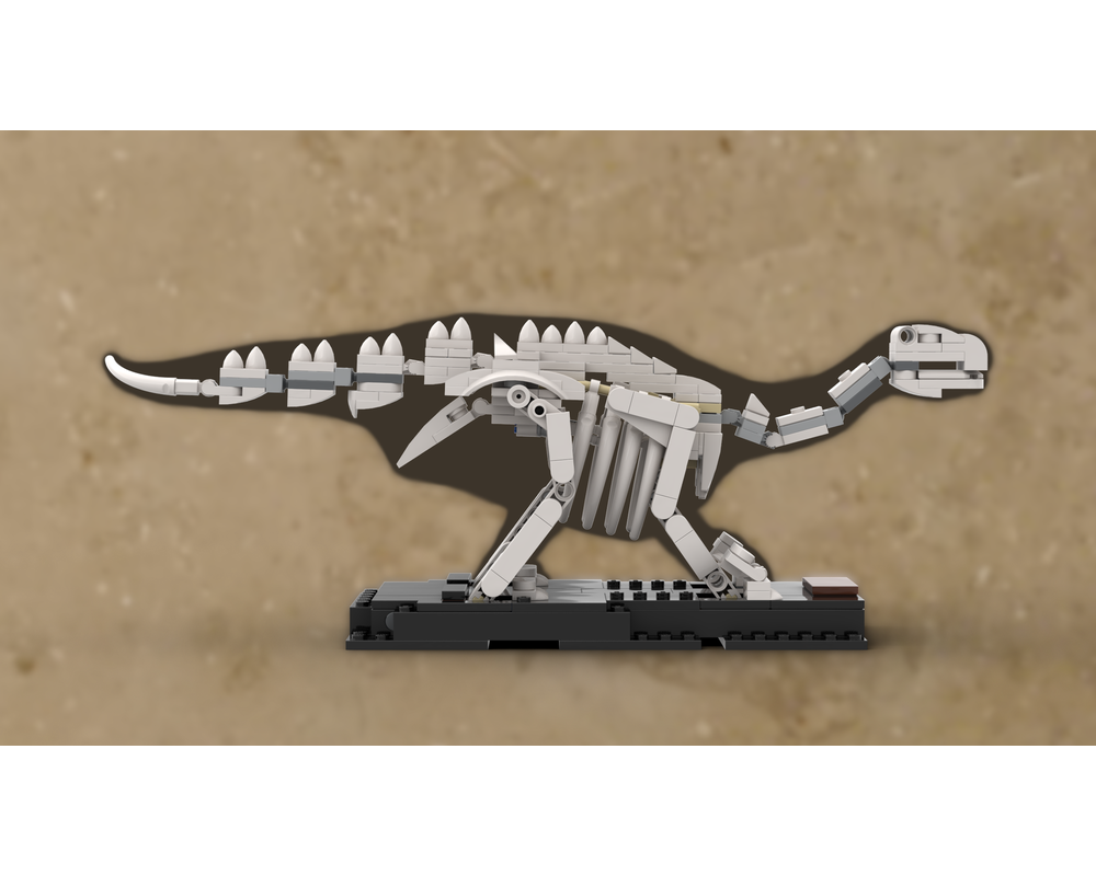 LEGO MOC Parasaurolophus & Iguanodon Skeleton - Alternative Build for ...