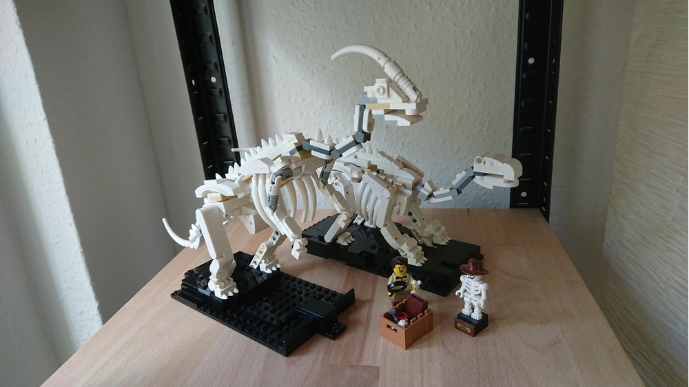 LEGO MOC Parasaurolophus & Iguanodon Skeleton - Alternative Build for ...