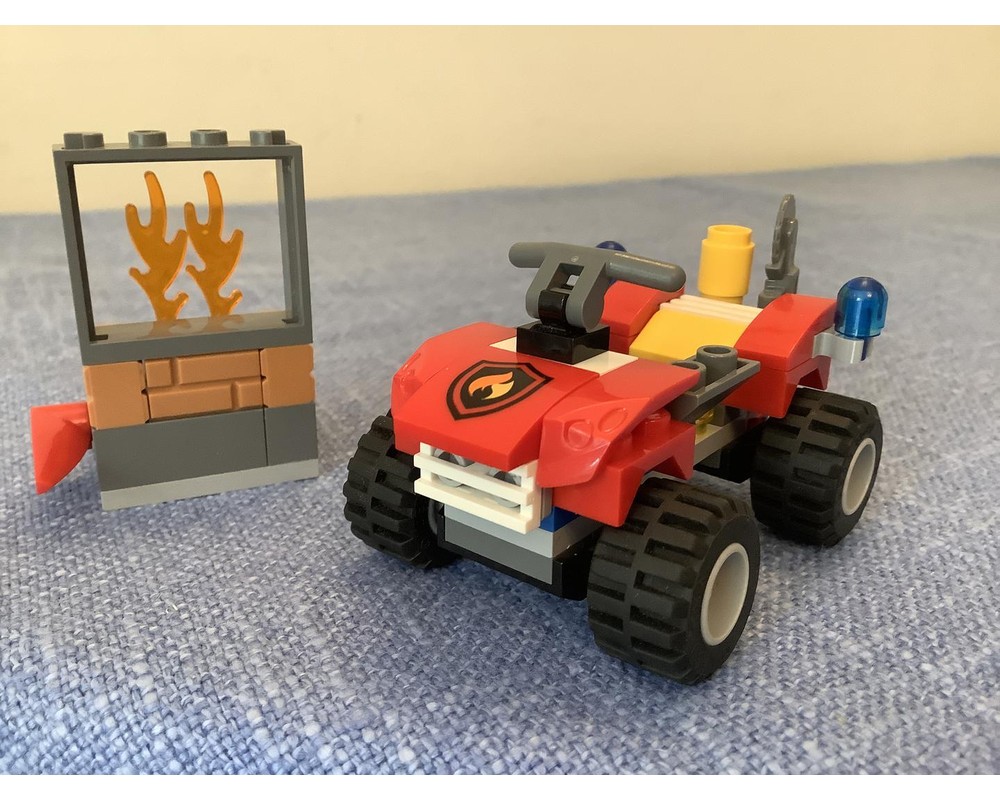 LEGO MOC Fire Quad-bike by alexayres | Rebrickable - Build with LEGO