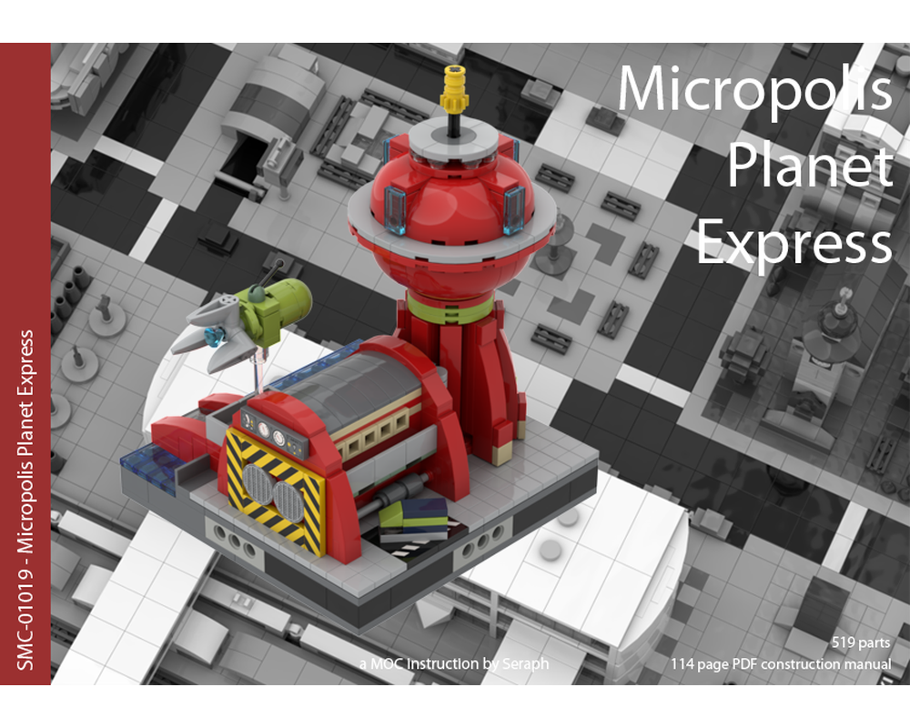 LEGO MOC Micropolis Planet Express by Seraph | Rebrickable - Build with ...