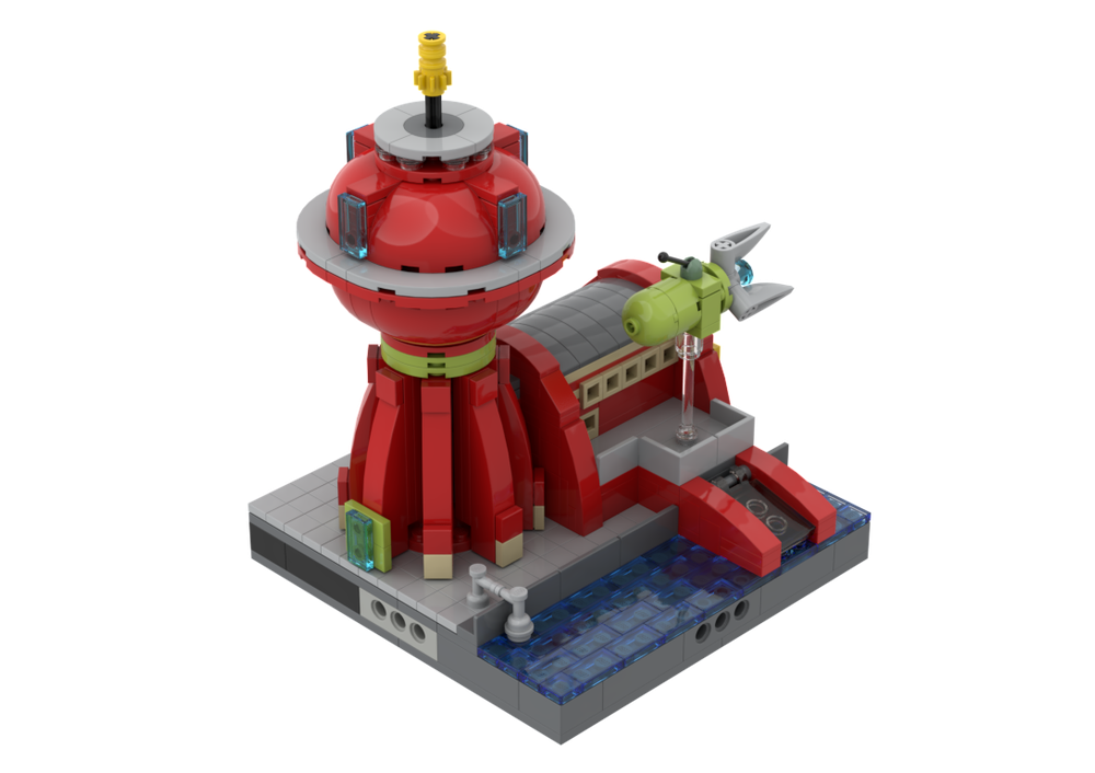 LEGO MOC Micropolis Planet Express by Seraph | Rebrickable - Build with ...