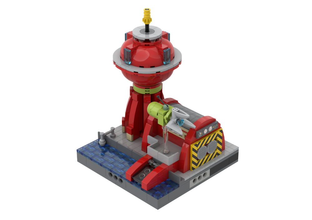 LEGO MOC Micropolis Planet Express by Seraph | Rebrickable - Build with ...