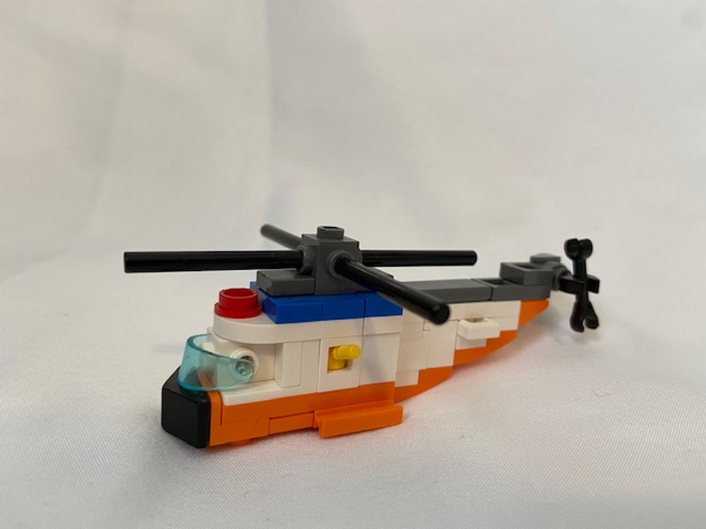 LEGO MOC Micro Coast Guard Helicopter by adam0904 | Rebrickable - Build ...