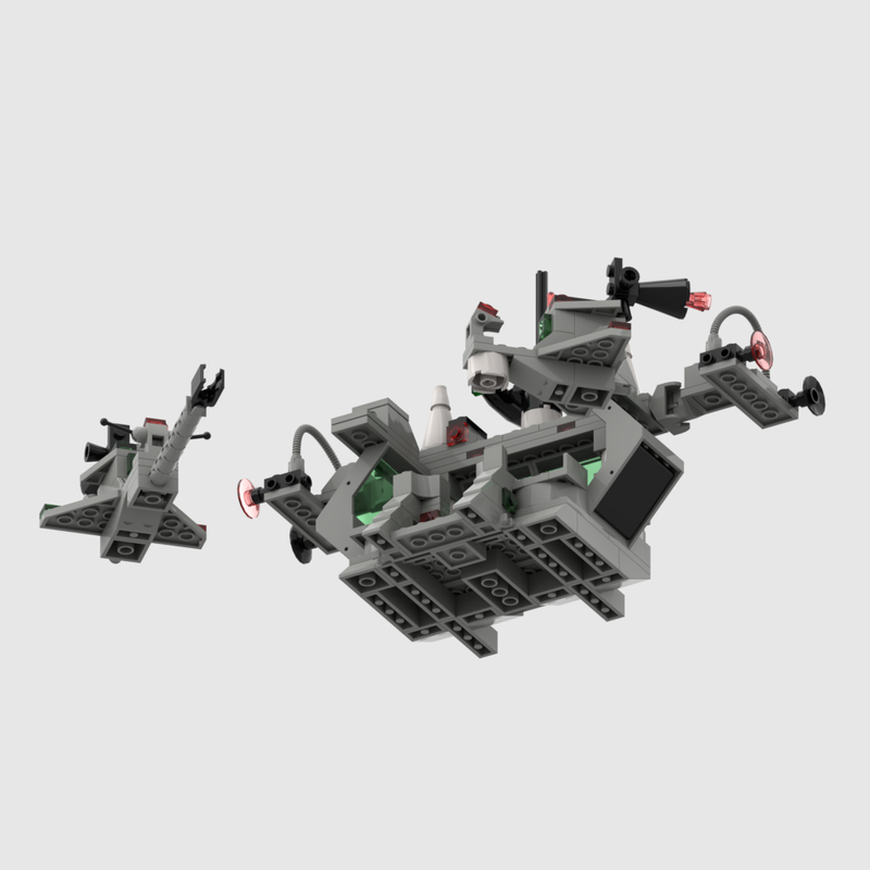 LEGO MOC 6940 Starfighters and Base by DrewG | Rebrickable - Build with ...