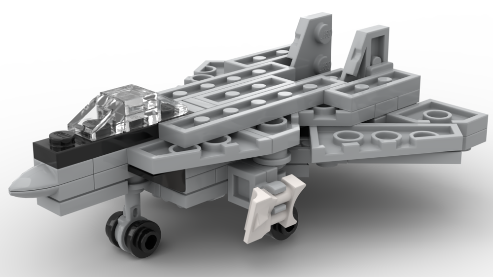 LEGO MOC F14 Tomcat by Dujk | Rebrickable - Build with LEGO