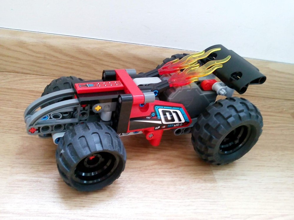 LEGO MOC 42073 Fire racer by mic8per | Rebrickable - Build with LEGO