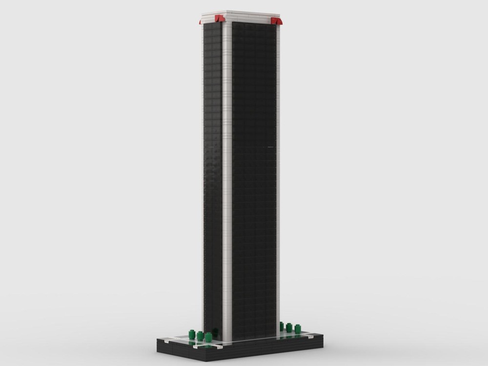 Lego Moc Aon Center La Ver 3 At 1650th Scale By Funnytacobunny