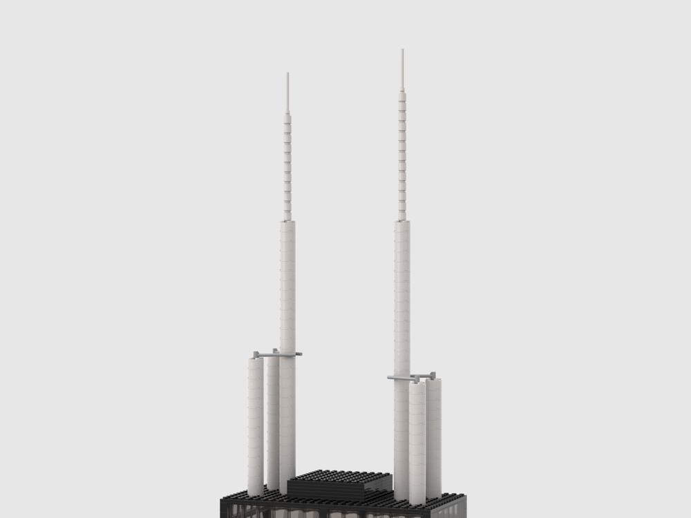 LEGO MOC Willis Tower at 1/200 Scale by FunnyTacoBunny | Rebrickable ...