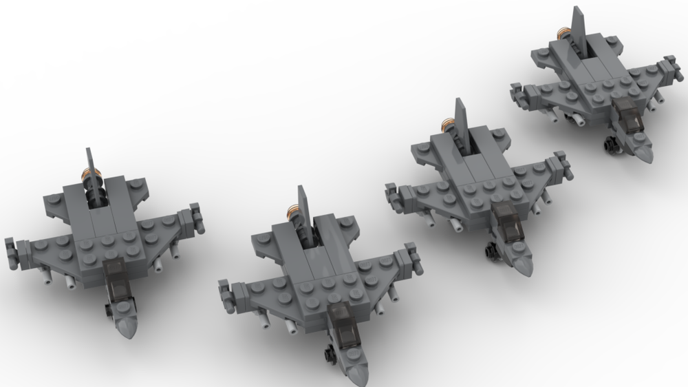 LEGO MOC F16 Falcon by Dujk | Rebrickable - Build with LEGO