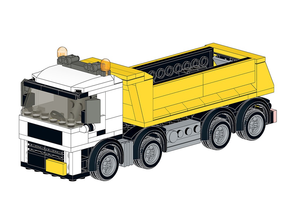 Lego Moc Tipper Truck By Keep On Bricking Rebrickable Build With Lego