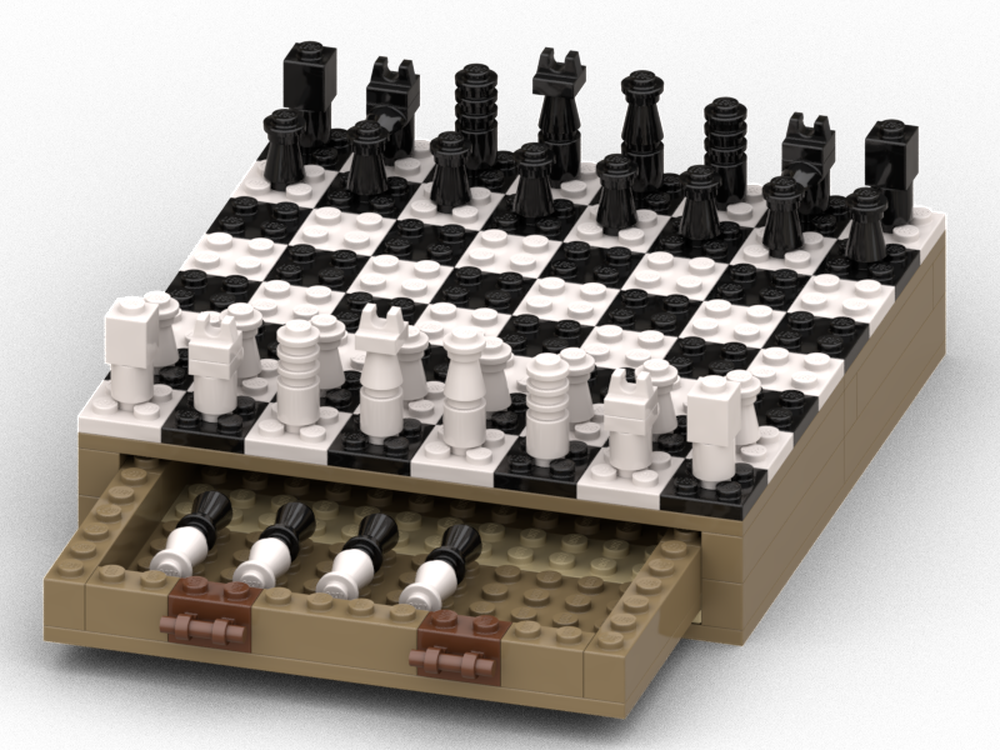LEGO MOC Mini Chess and Checkers Portable by Andry94 | Rebrickable ...