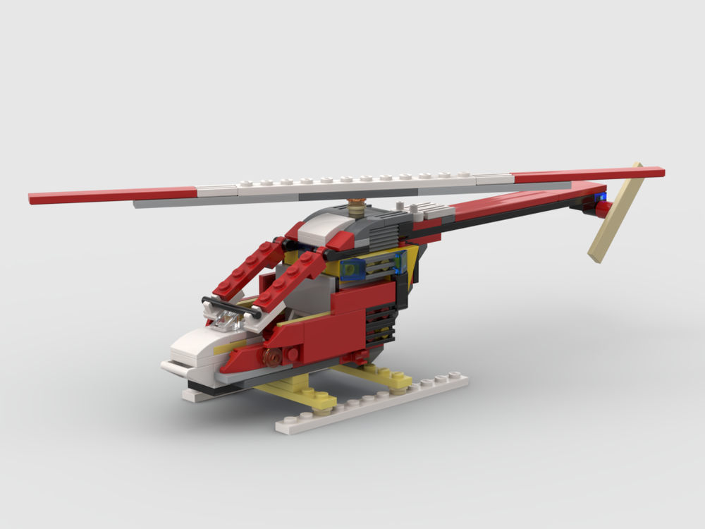 LEGO MOC 60214 - Helicopter by KlintIsztvud | Rebrickable - Build with LEGO