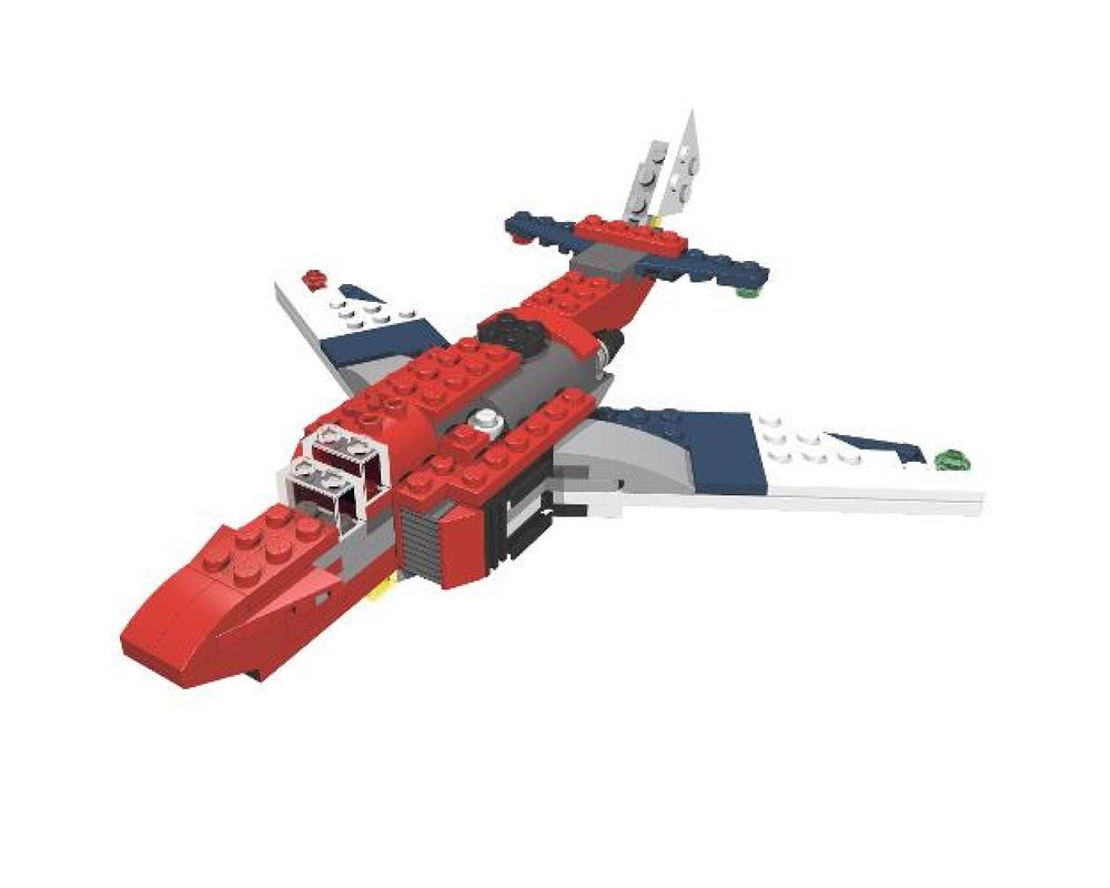 LEGO MOC 31020 Red Jet by Berth | Rebrickable - Build with LEGO