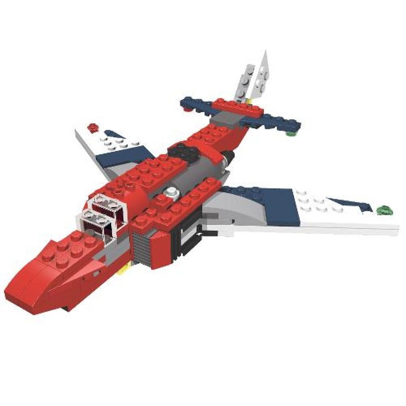 LEGO MOC 31020 Red Jet by Berth | Rebrickable - Build with LEGO