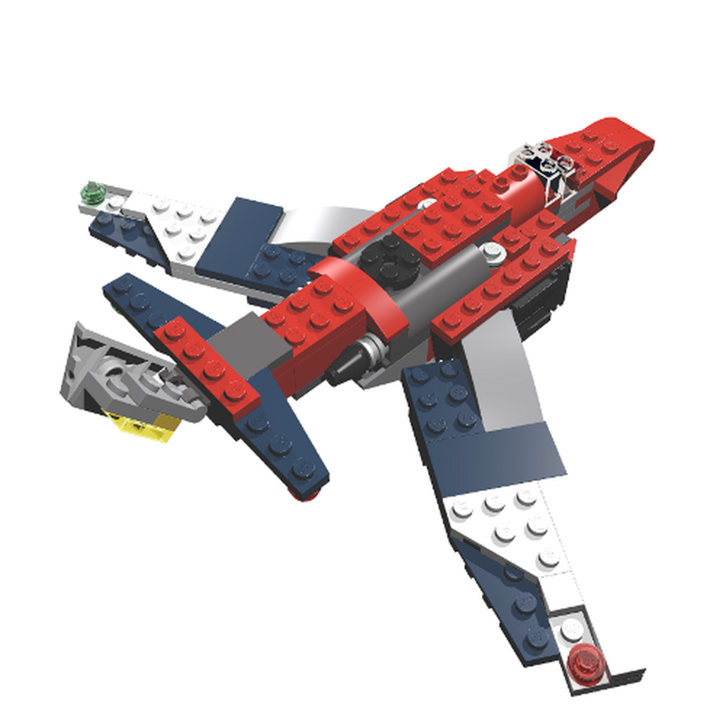 LEGO MOC 31020 Red Jet by Berth | Rebrickable - Build with LEGO