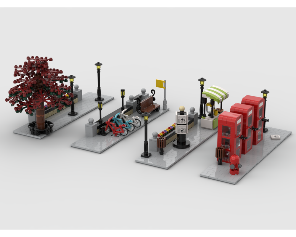 LEGO MOC Modular Corner Pack - Turn every modular model into a corner ...