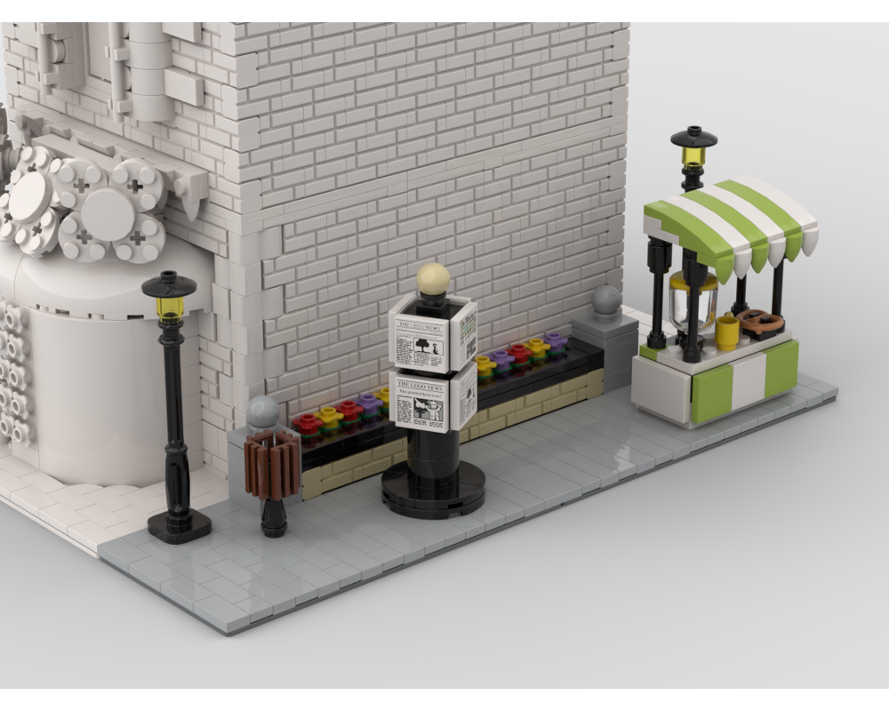 LEGO MOC Modular Corner Pack - Turn every modular model into a corner ...