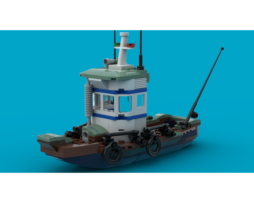 LEGO MOC Old Fishing Store Boat by TOB1bricks | Rebrickable - Build ...