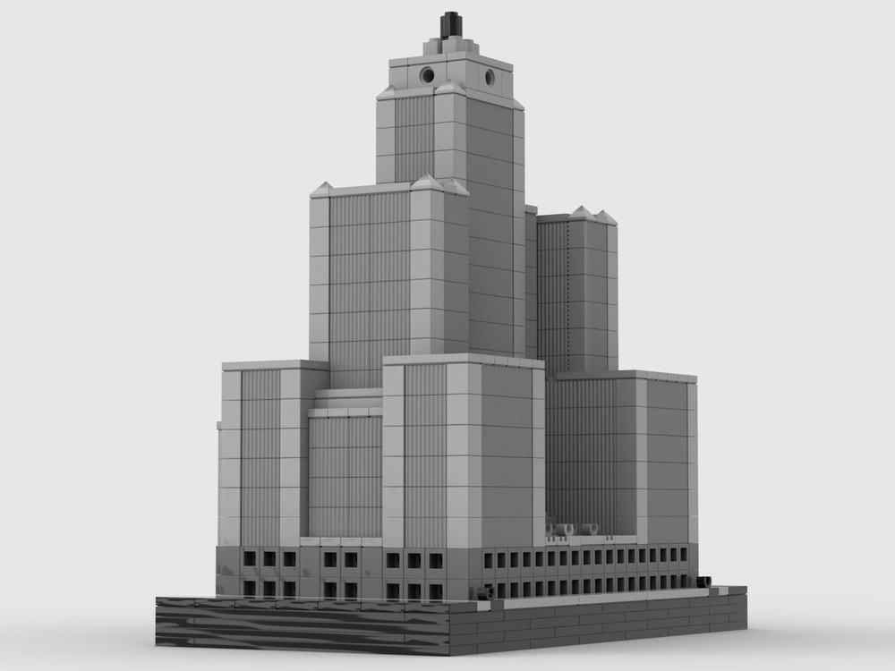 LEGO MOC Superman Building at 1/650th Scale by FunnyTacoBunny ...