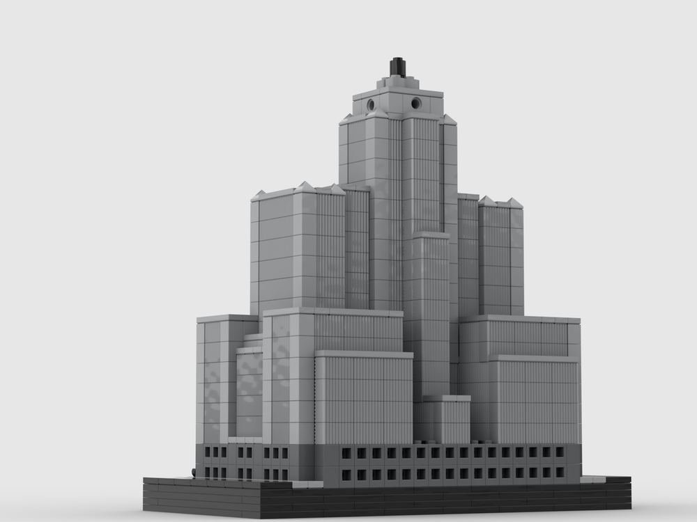 LEGO MOC Superman Building at 1/650th Scale by FunnyTacoBunny ...