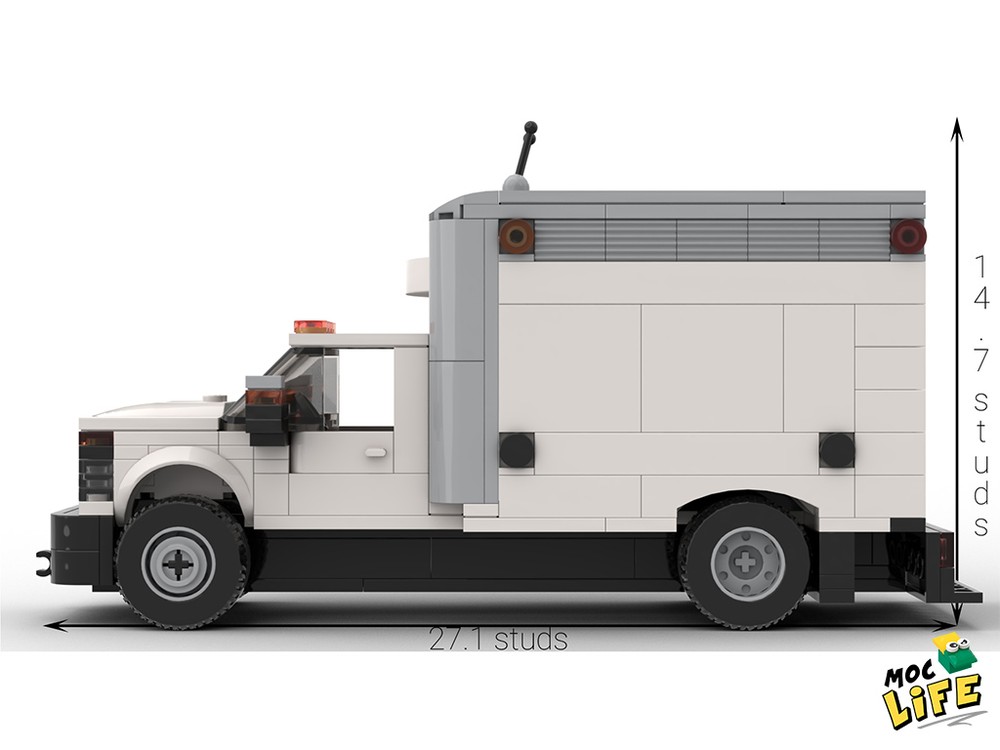 LEGO MOC Chevrolet Silverado 3500 dually delivery by MocLife ...
