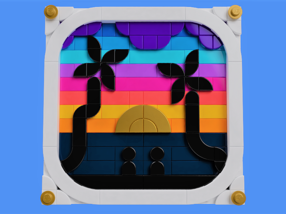 LEGO MOC Ocean Sunset! by veyniac | Rebrickable - Build with LEGO