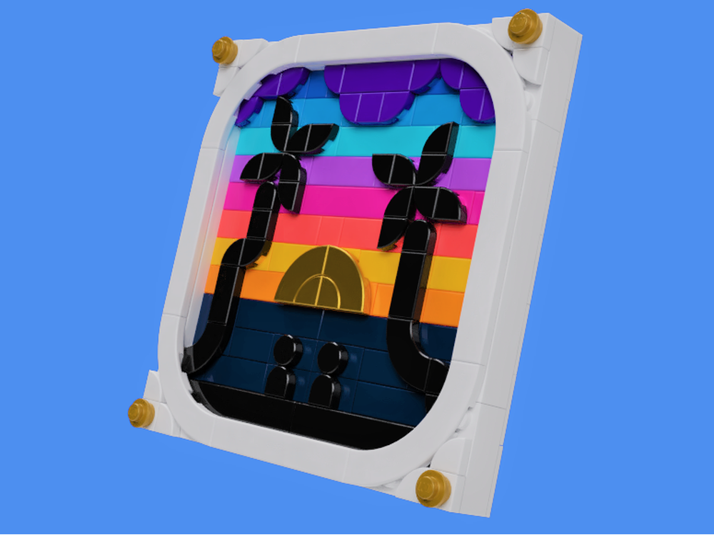 LEGO MOC Ocean Sunset! by veyniac | Rebrickable - Build with LEGO