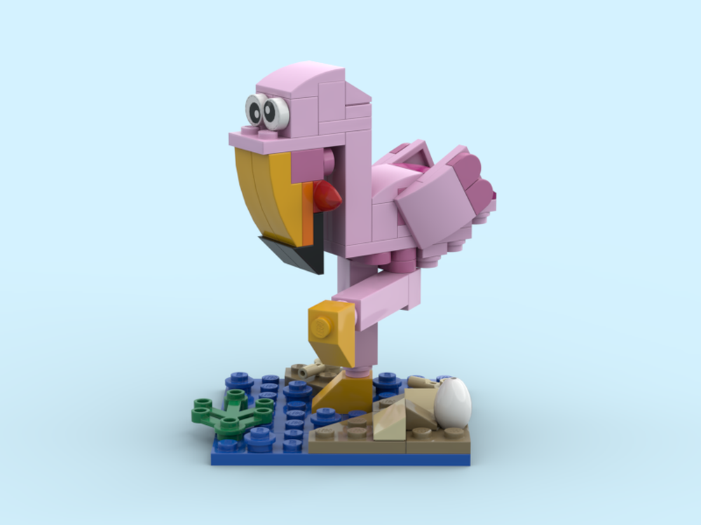 LEGO MOC Flamingo Dingo by Rastacoco | Rebrickable - Build with LEGO