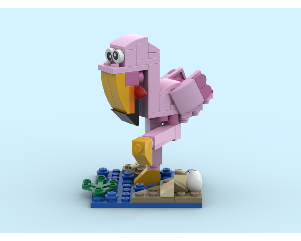 LEGO MOC Flamingo Dingo by Rastacoco | Rebrickable - Build with LEGO