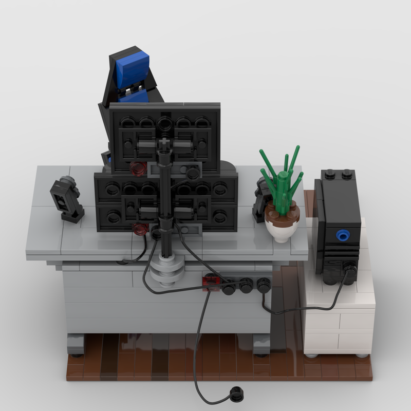 LEGO MOC Home Office by HCKmn | Rebrickable - Build with LEGO