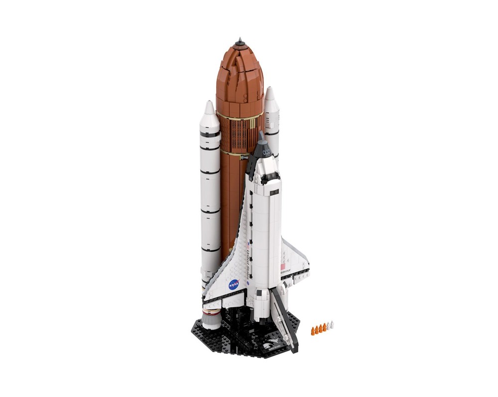 LEGO MOC Space Shuttle (1:110 Scale) by KingsKnight | Rebrickable ...