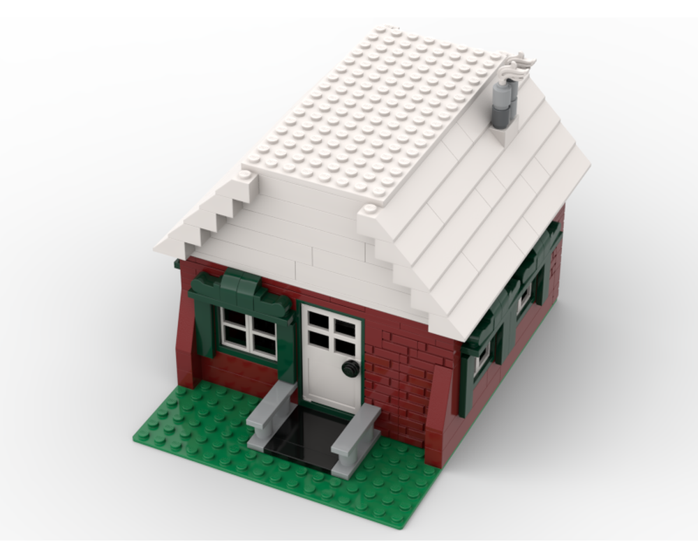 LEGO MOC Small House by NicoW | Rebrickable - Build with LEGO