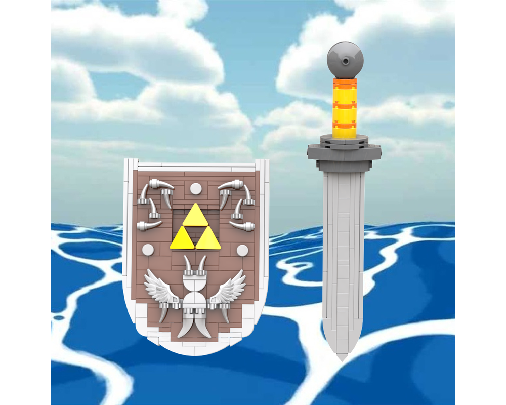 LEGO MOC Zelda MOC: Hero's Sword & Hero's Shield (Wind Waker) by ...