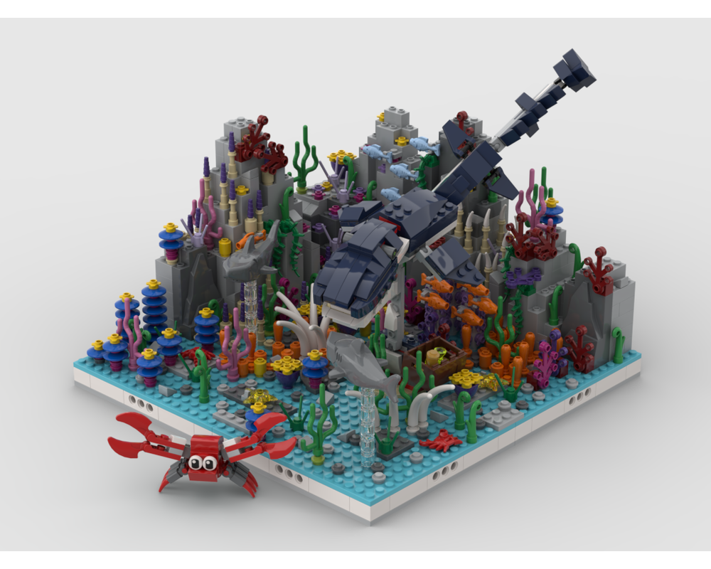 LEGO MOC Coral Reef + 31088 Sea Dinosaur Alternative Build by gabizon ...