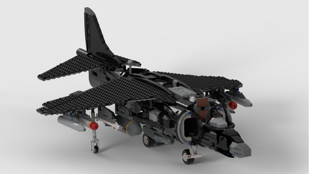 LEGO MOC BAe MDD Harrier Jump Jet by Joebot360 | Rebrickable - Build ...