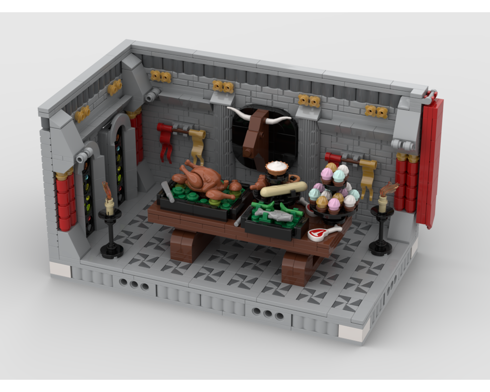 LEGO MOC Royal dining room by gabizon | Rebrickable - Build with LEGO