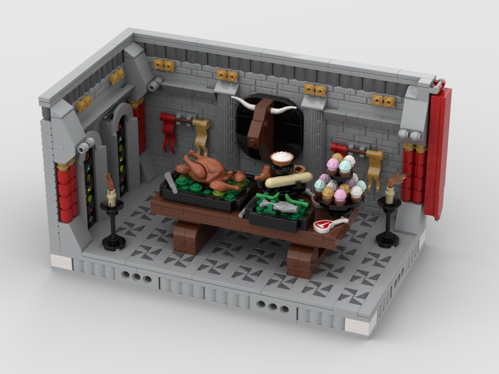 LEGO MOC Royal dining room by gabizon | Rebrickable - Build with LEGO