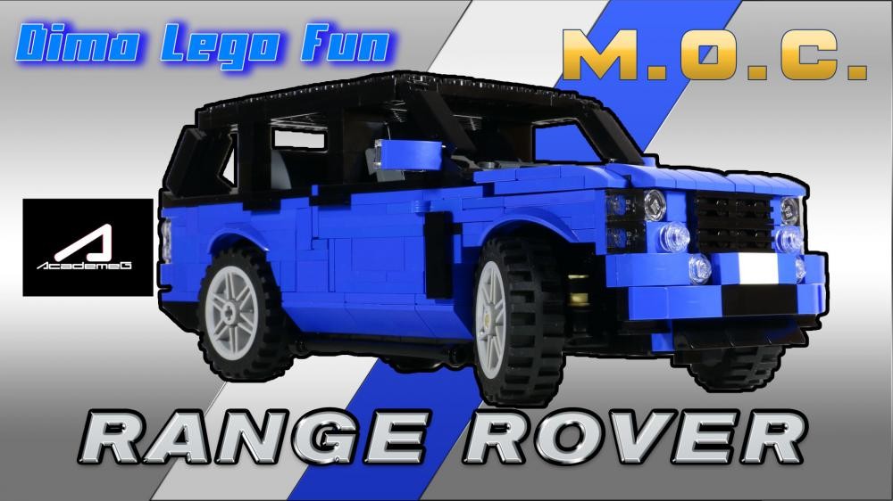 Lego Moc Range Rover Academeg Version By Zagdima Rebrickable Build With Lego