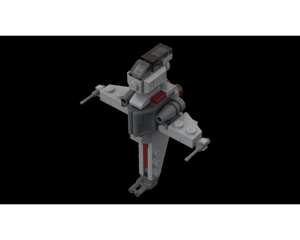 LEGO MOC Mini B Wing by MendolorianMocs | Rebrickable - Build with LEGO