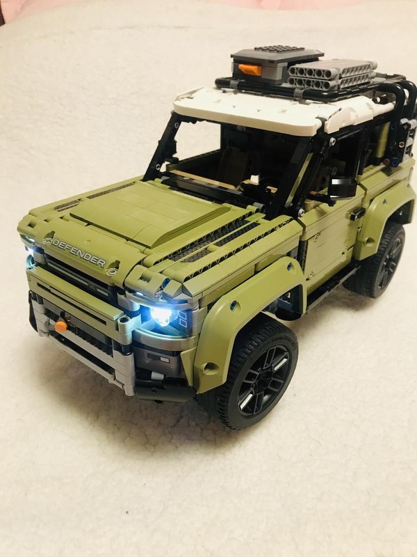 LEGO MOC Control+ Motorized chassis for Set 42110 Land Rover Defender ...