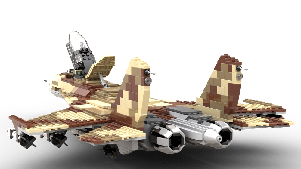 LEGO MOC Suchoj Su-27 by ungern666 | Rebrickable - Build with LEGO