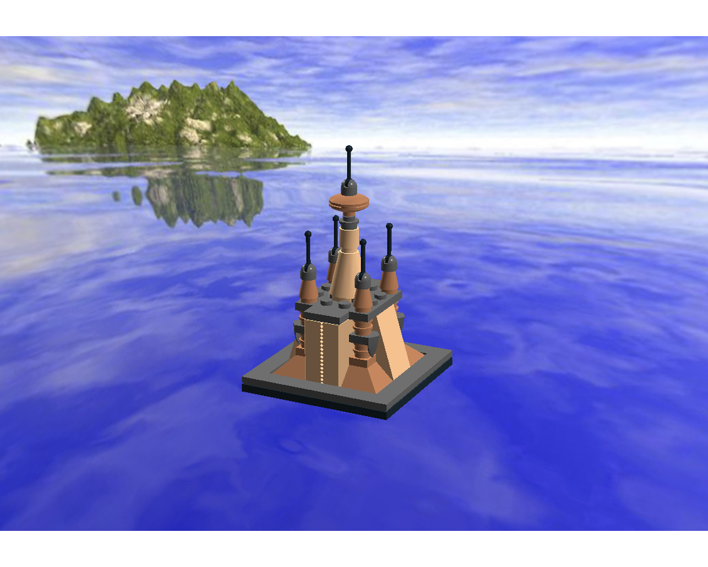 LEGO MOC Mini Jedi Temple Ver 1 by hrodas | Rebrickable - Build with LEGO