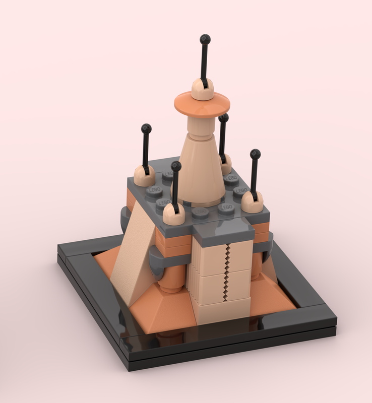 LEGO MOC Mini Jedi Temple Vesion 2 by hrodas | Rebrickable - Build with ...